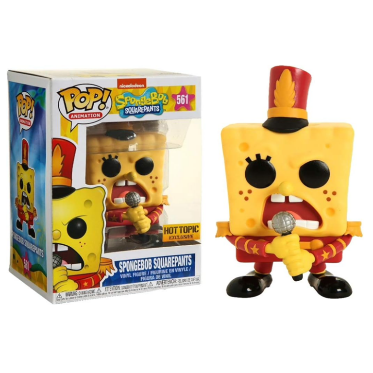 FUNKO POP BOB ESPONJA CON MICROFONO #561 EXCLUSIVO - Dalucito Store